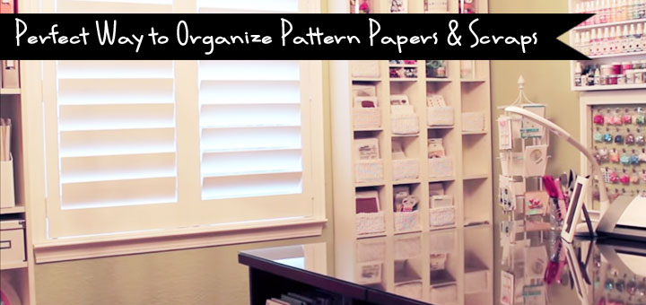 Perfect Way to Organize Pattern Paper and Scraps | iCraftopia