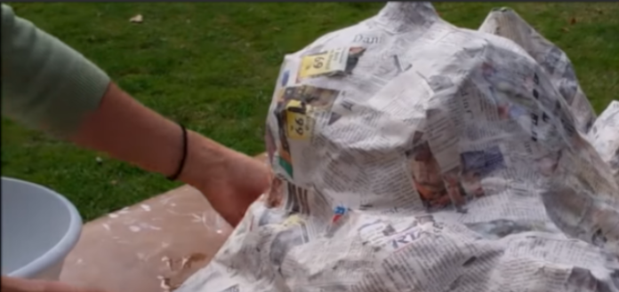 How to Make a Paper Mache Volcano | iCraftopia